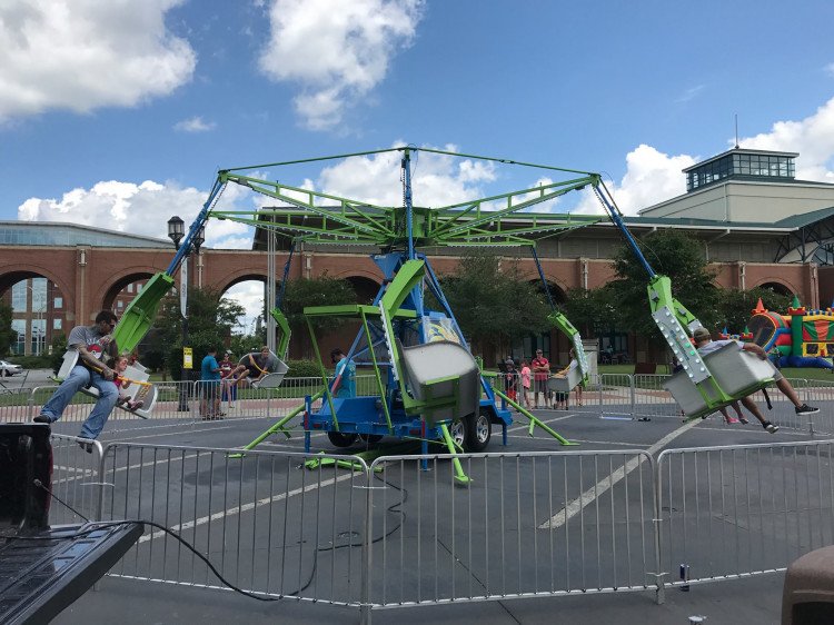 Ballistic Swing with Staff » Bounce It Out Events Jacksonville FL